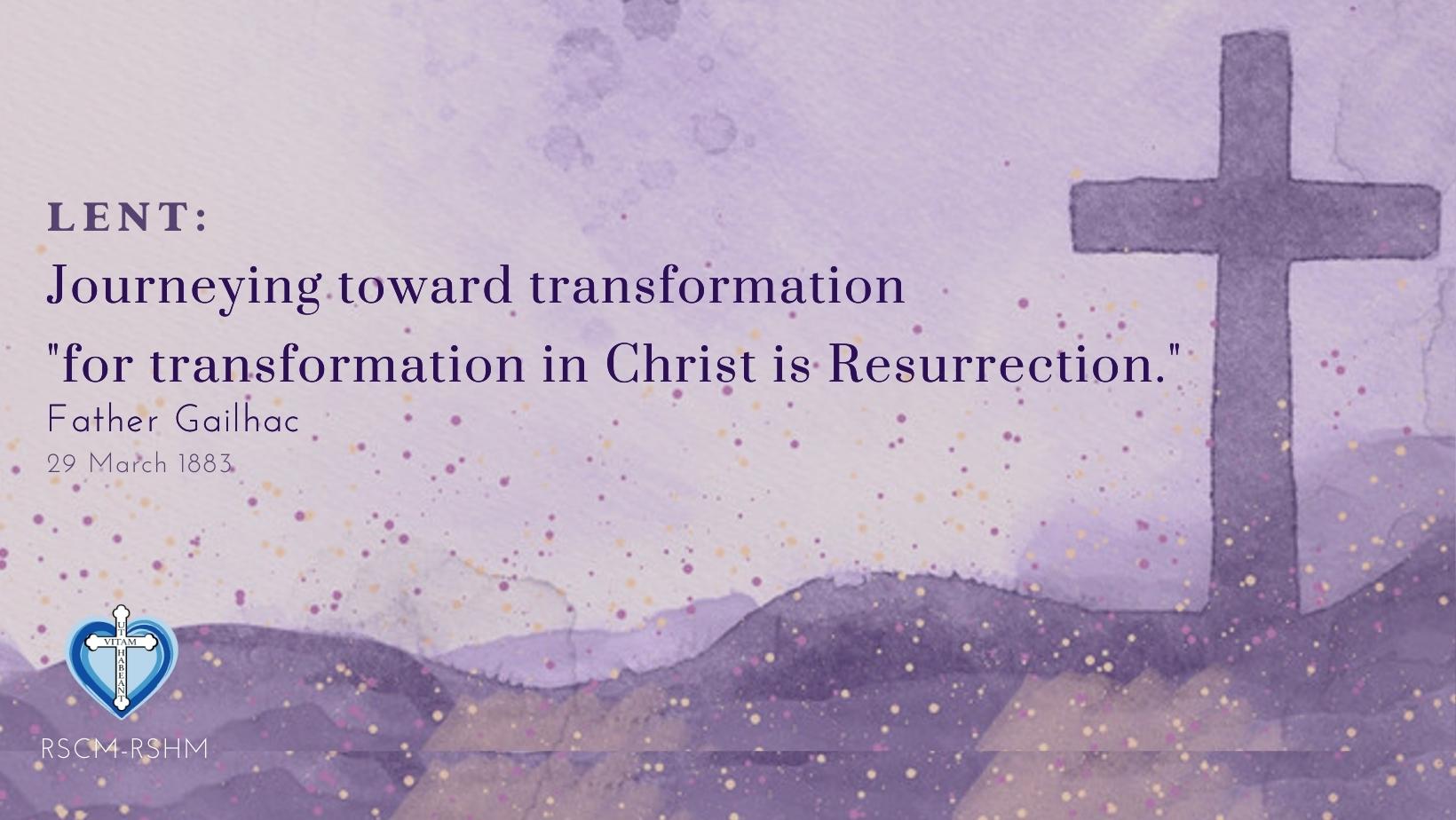 Fifth Sunday in Lent - Religious of the Sacred Heart of Mary